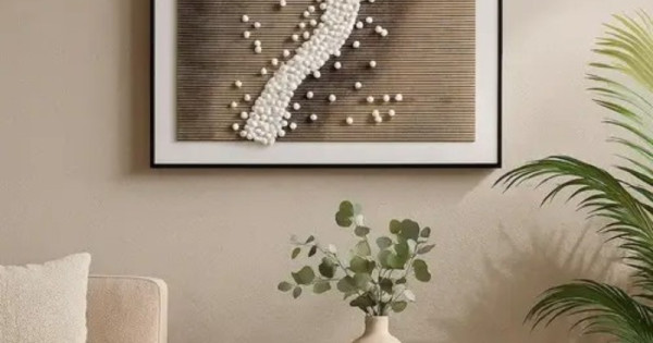 3D artwork with distinctive details 120*80 cm